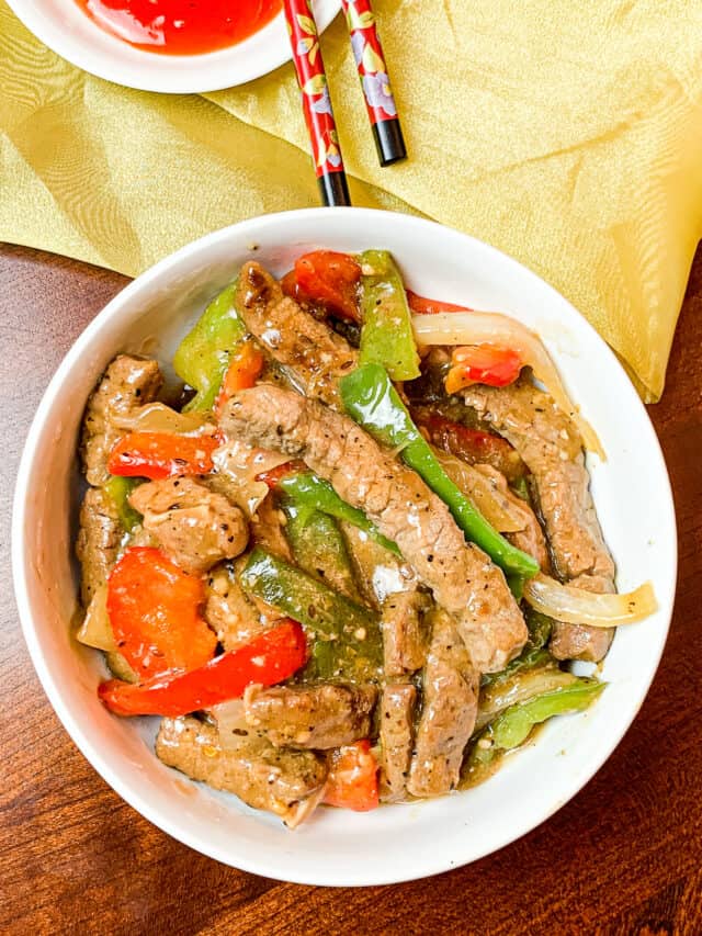 Quick and Easy Pepper Steak Recipe - Razzle Dazzle Life