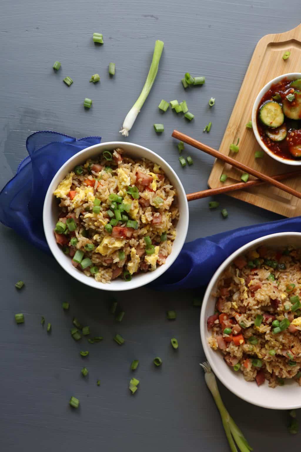 Easy Leftover Pork Fried Rice - Razzle Dazzle Life