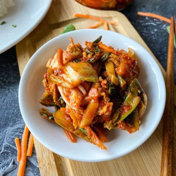 Homemade Korean Kimchi Recipe - Razzle Dazzle Life