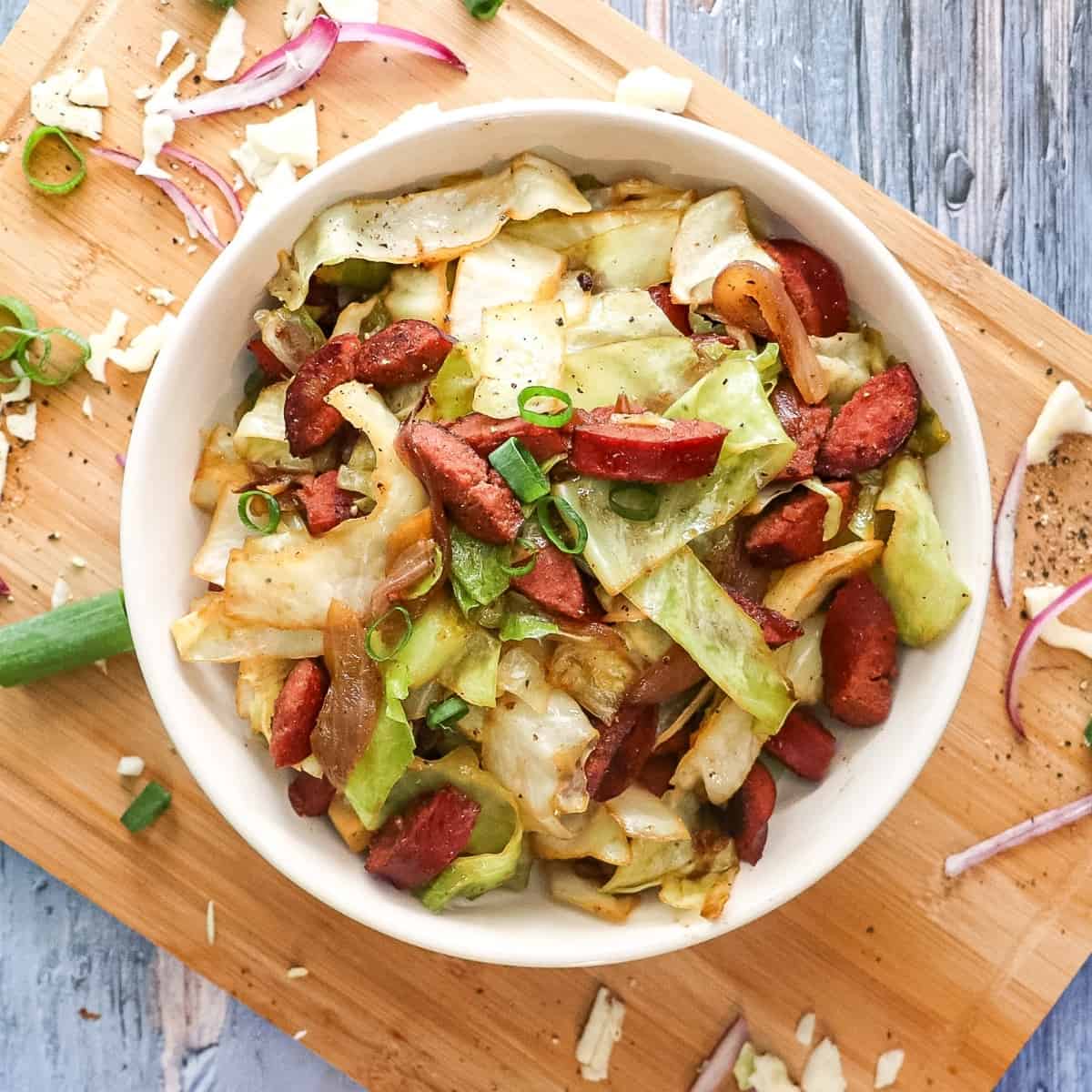 Southern Cooked Cabbage Cut