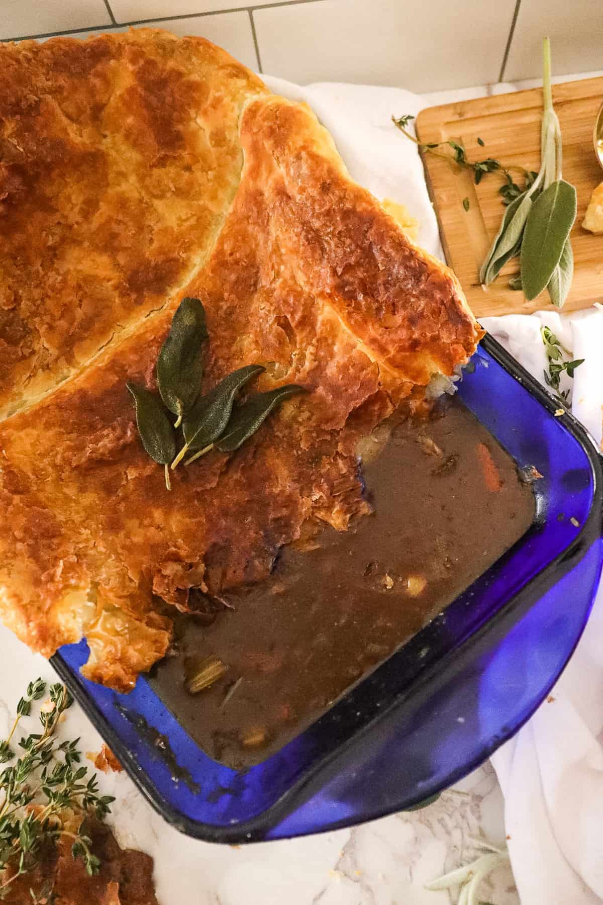 Hearty Veggie and Beef Pot Pie - Razzle Dazzle Life