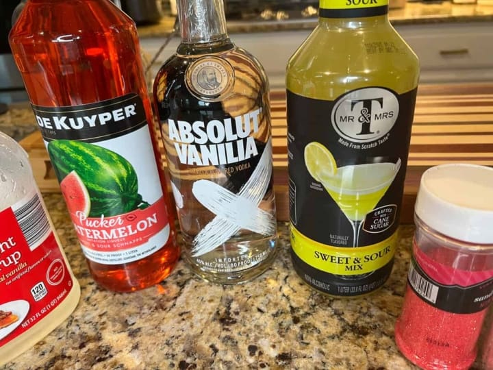 Pink Starburst Shot and Cocktail - Razzle Dazzle Life