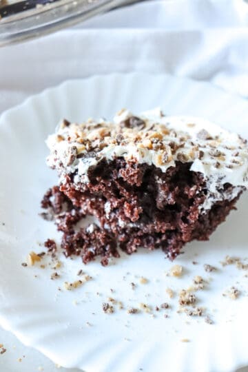 Chocolate Heath Bar Cake - Razzle Dazzle Life
