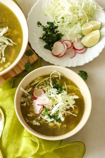 Pozole Verde with Chicken - Razzle Dazzle Life