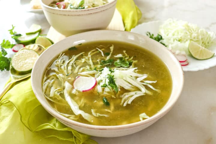 Pozole Verde with Chicken - Razzle Dazzle Life