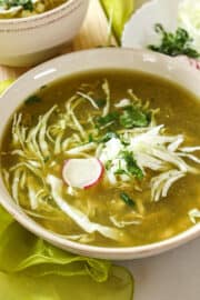 Pozole Verde with Chicken - Razzle Dazzle Life