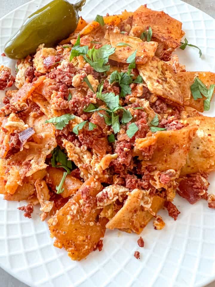 Migas with Chorizo - Razzle Dazzle Life