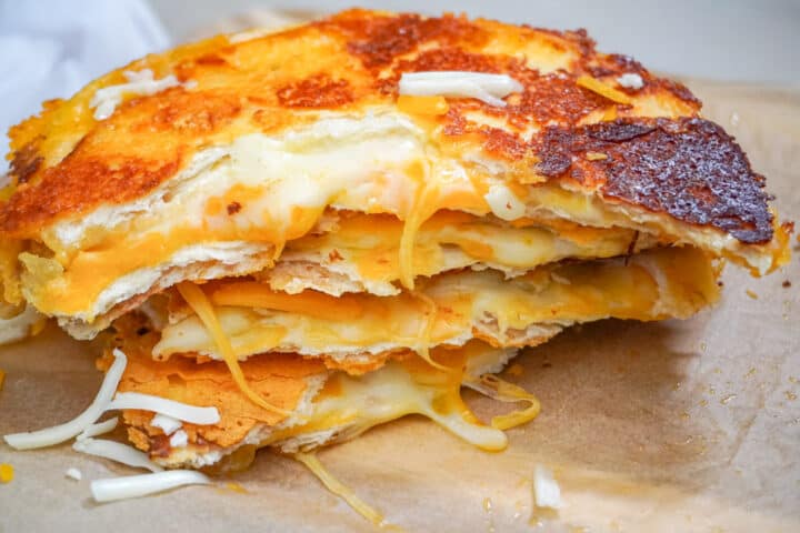 Super Cheesy Cheese Quesadilla - Razzle Dazzle Life