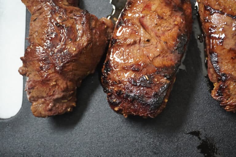 Flat Iron Steak Recipe- in the cast iron - Razzle Dazzle Life