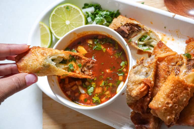 Birria Egg Rolls - Razzle Dazzle Life
