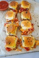 The Best Meat Lovers Pizza Sliders - Razzle Dazzle Life